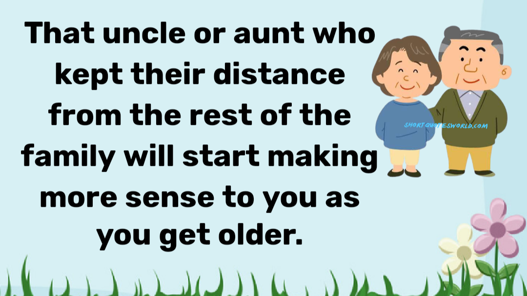 As you get older, you get wiser