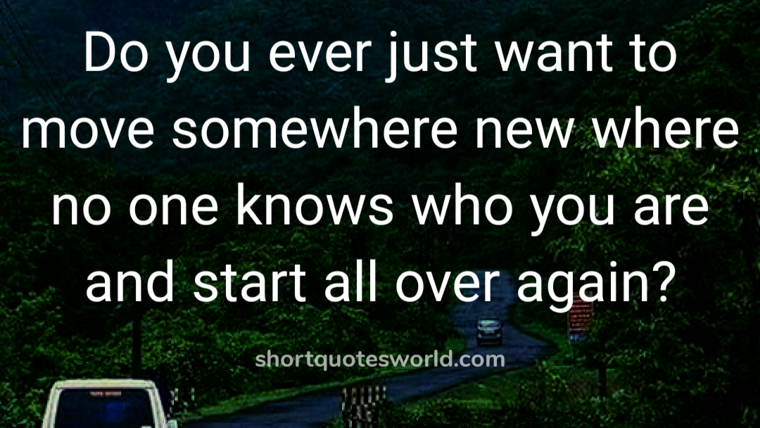 There are times I felt like disappearing – Short Quotes World