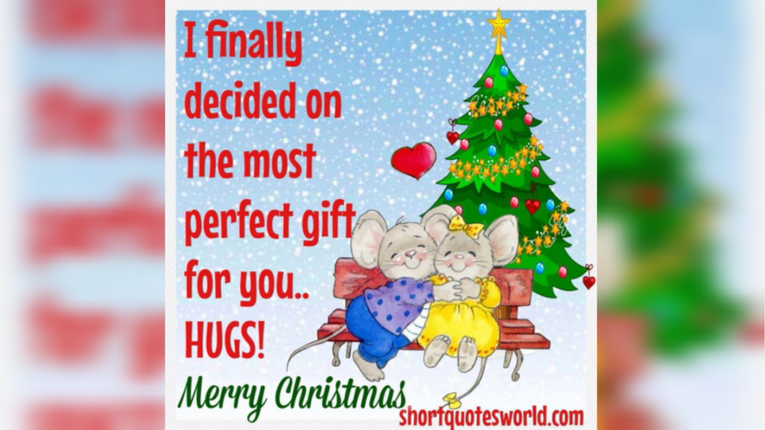 Sending Christmas Hugs 🤗