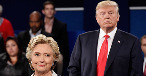 Hillary Clinton uses three harsh words to mock Trump